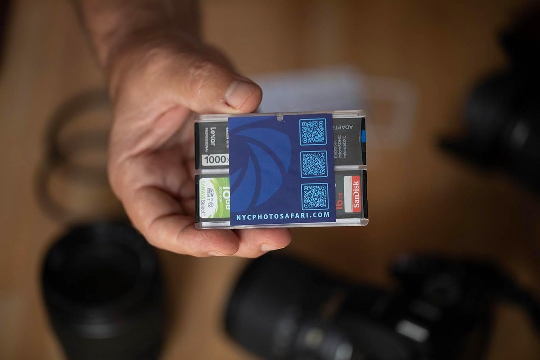 SD Card Holder Wallet Holds up to 4 SD Cards Photography Cheat Sheet ...