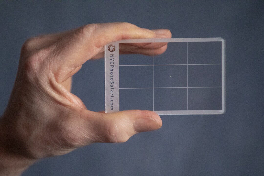 Rule of Thirds Composition Finder Photography/painting Credit Card Size ...