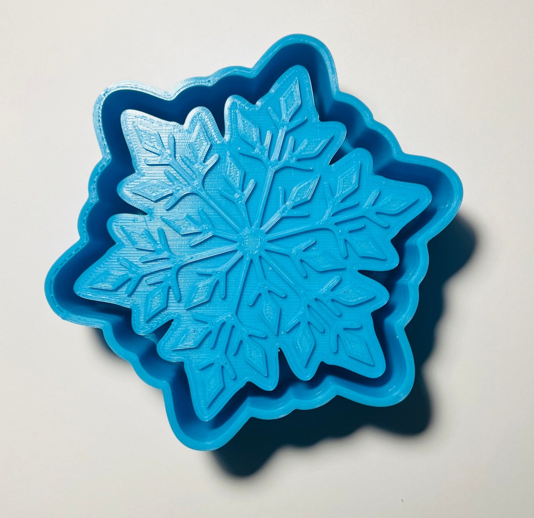 Snowflake Mold for Car Freshies, Car Freshies Molds, Christmas Molds ...
