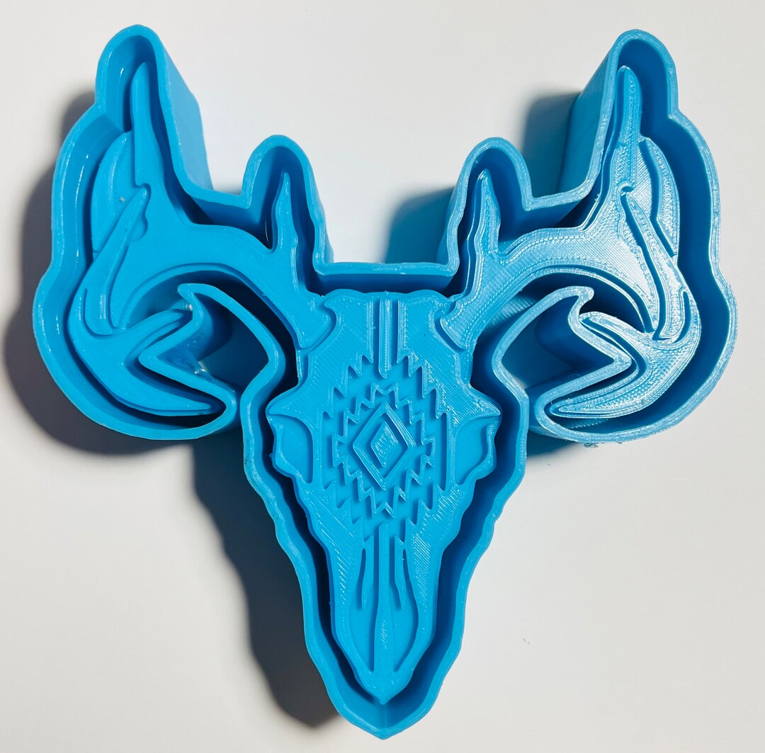 Hand Drawn by ME, Aztec Deer Skull Mold for Car Freshies, Car Freshies ...