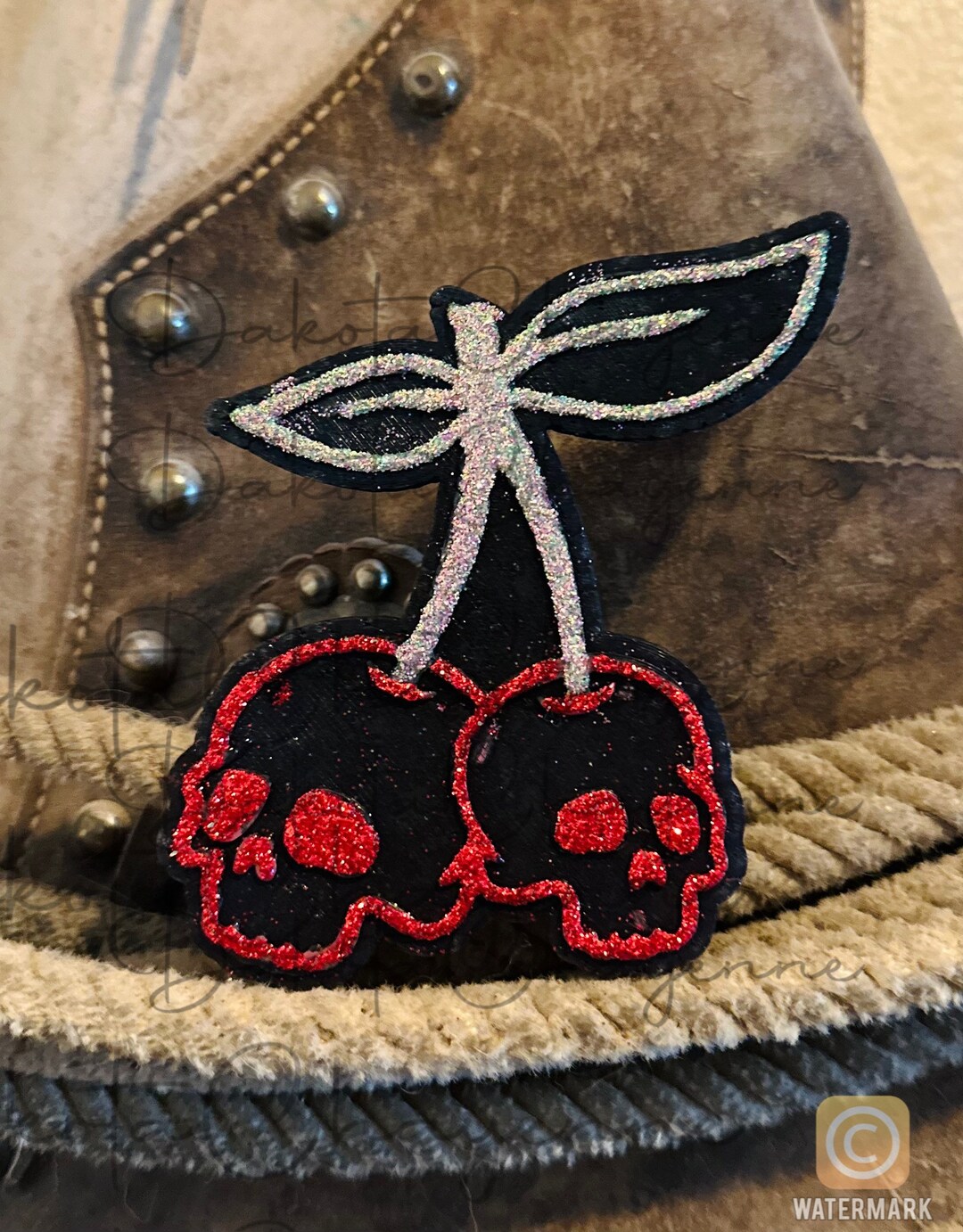 Skull Cherry Car Freshie | Custom Car Freshie | Car Freshy | Car Smelly ...