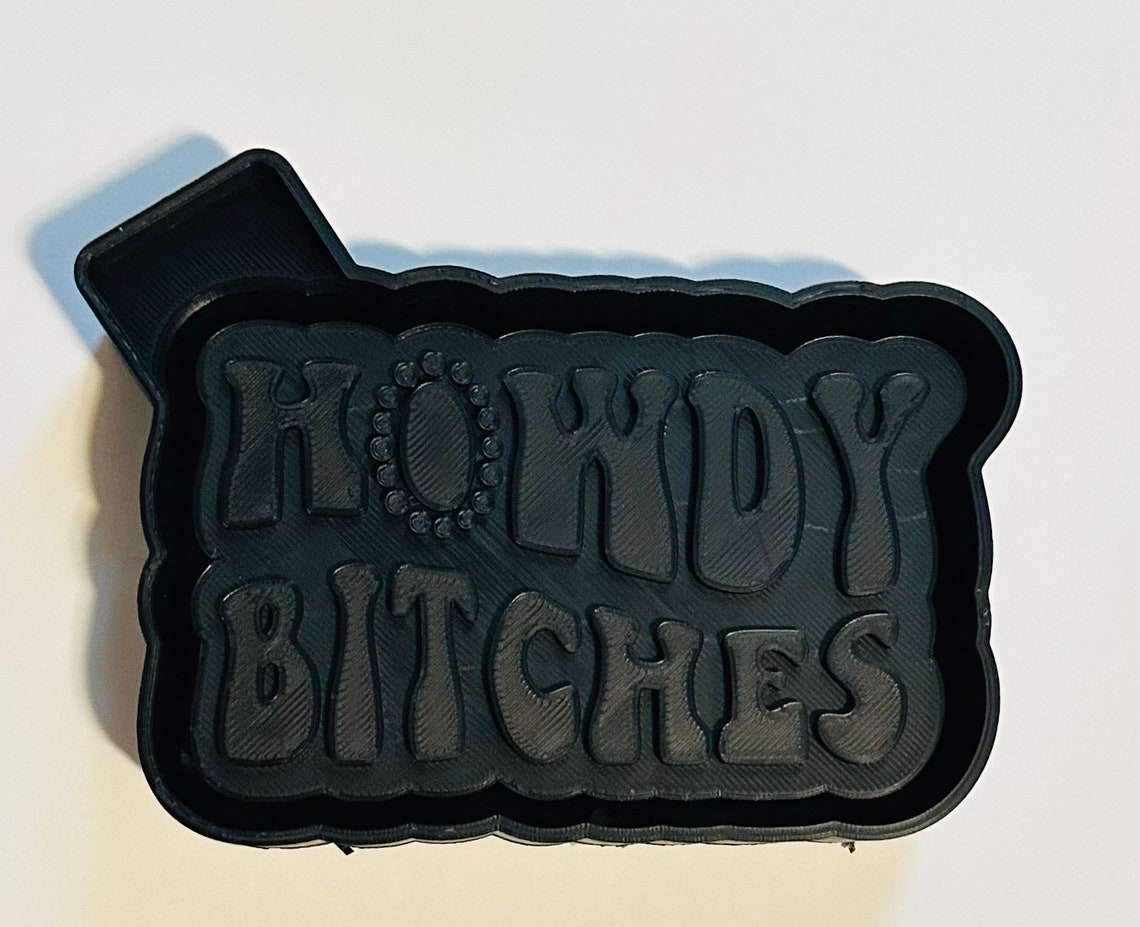 Western-inspired 'howdy Bitches' Car Freshener Silicone Molds for DIY ...