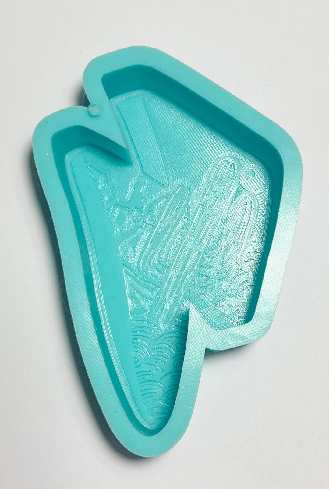 Lightning Bolt Aztec Silicone Mold for Car Freshies, Car Freshies Molds ...