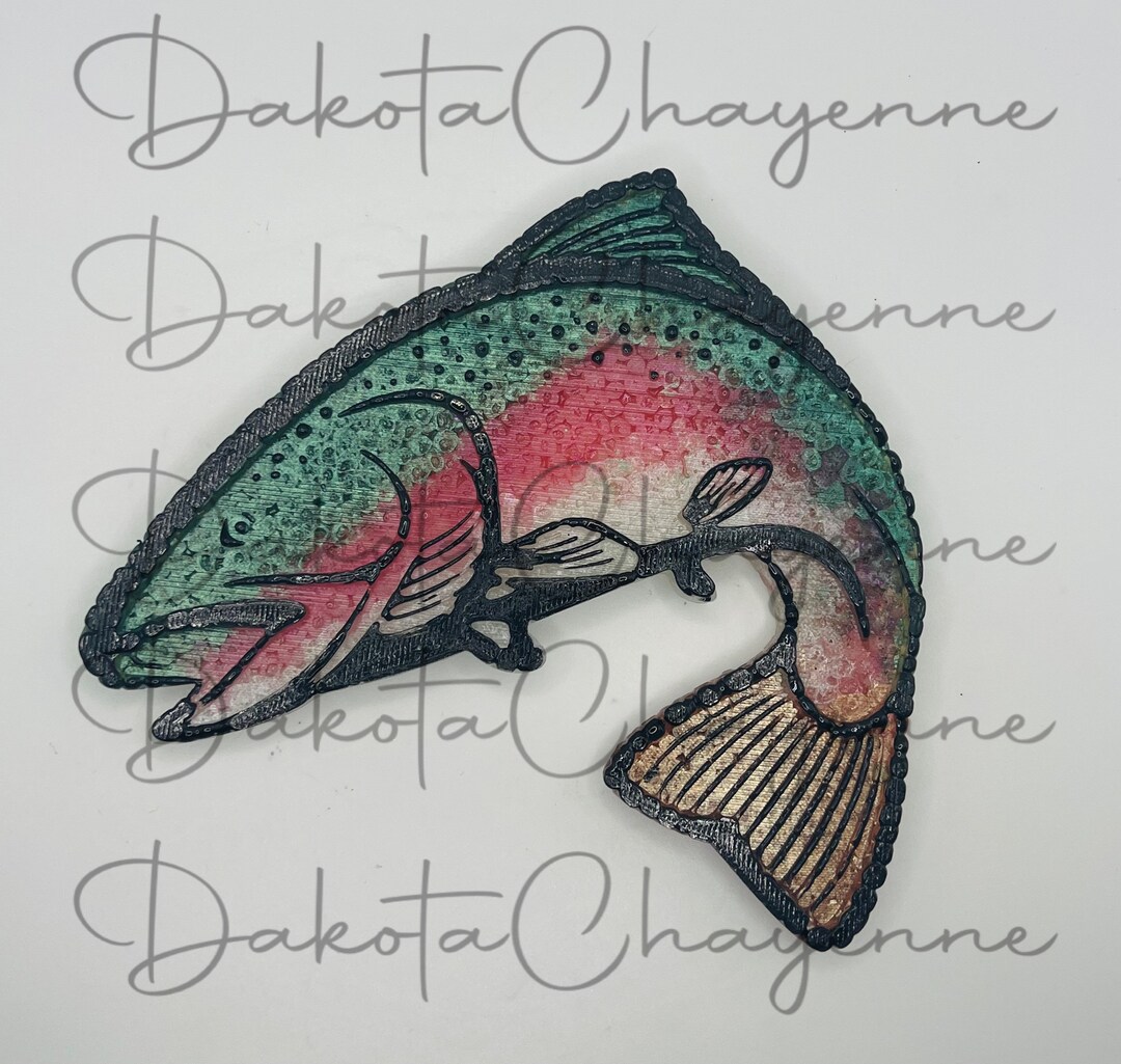 Trout Car Freshie, Fish Car Freshie, Fishing Car Freshie, Car Freshy ...