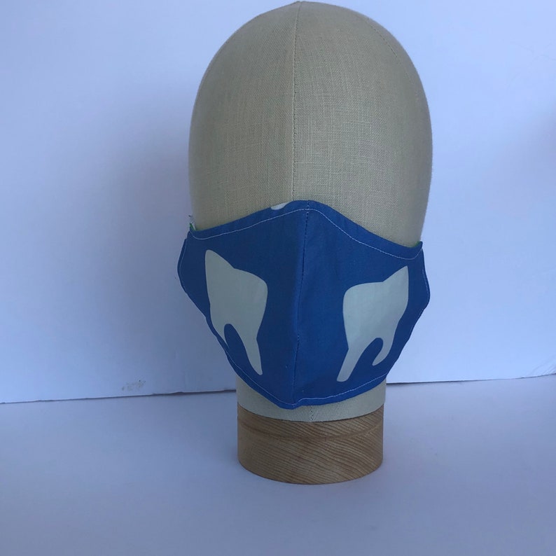 Tooth Face Mask Dentist Hygienist Orthodontist | Etsy