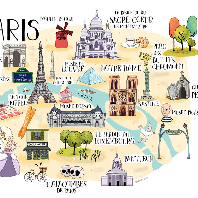 Illustrated Maps - Etsy