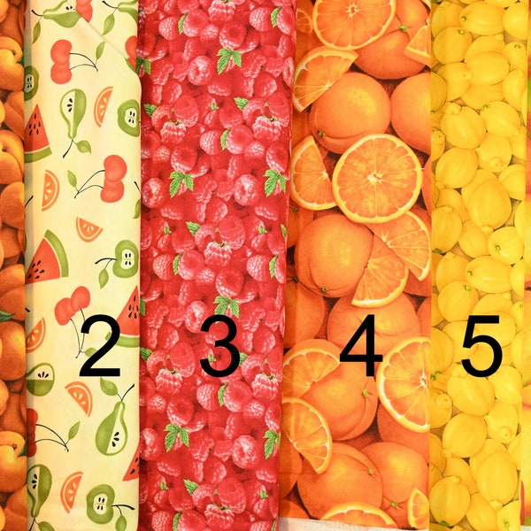 Fruit Fabric - Etsy UK