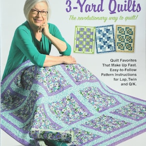 Pretty Darn Quick 3 Yard Quilts by Donna Robertson for Fabric Café - Etsy