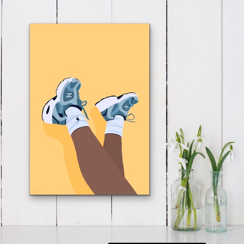 New Balance Nikes Pop Art Sneakers Lover & Sneakerheads - Etsy