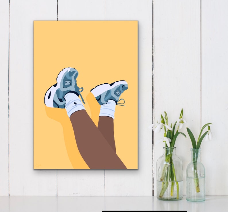 New Balance Nikes Pop Art Sneakers Lover & Sneakerheads - Etsy