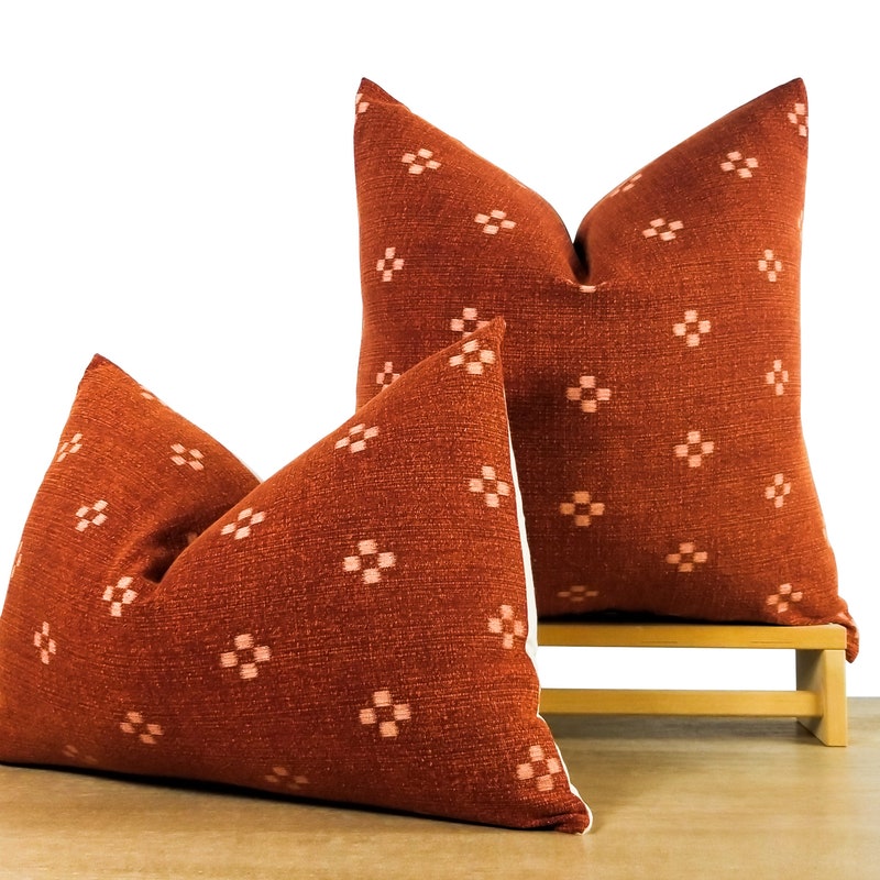 Burnt Orange Pillow - Etsy