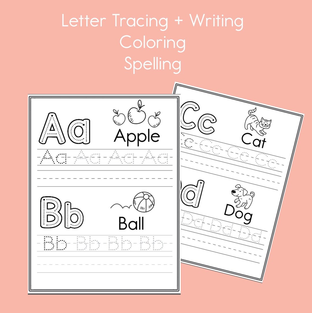 LETTER TRACING - Printable - Etsy