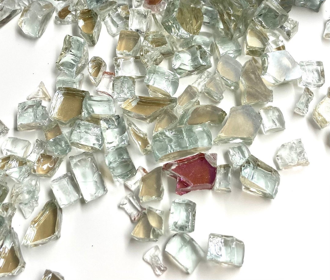 Crushed Glass for Resin, Resin Art Supplies, Reflective Glass for Art ...