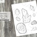 Geode Crystal Coloring Page for Adults, Gemstone Art Coloring Page for ...