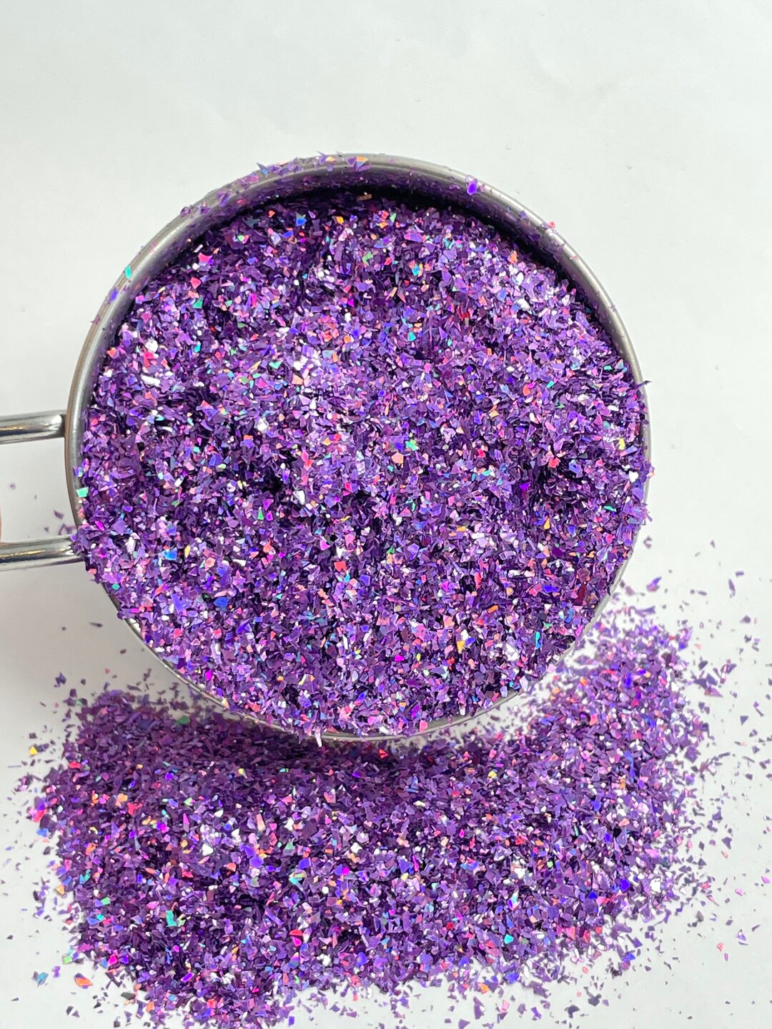 Purple Rainbow Glitter for Resin, Holographic Glitter for Crafts ...