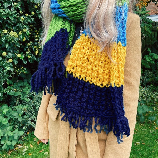 Knit Scarf Handmade - Etsy