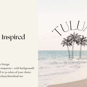 TULUM Inspired Logo Design, Beach Logo Design, Fashion Logo Design ...
