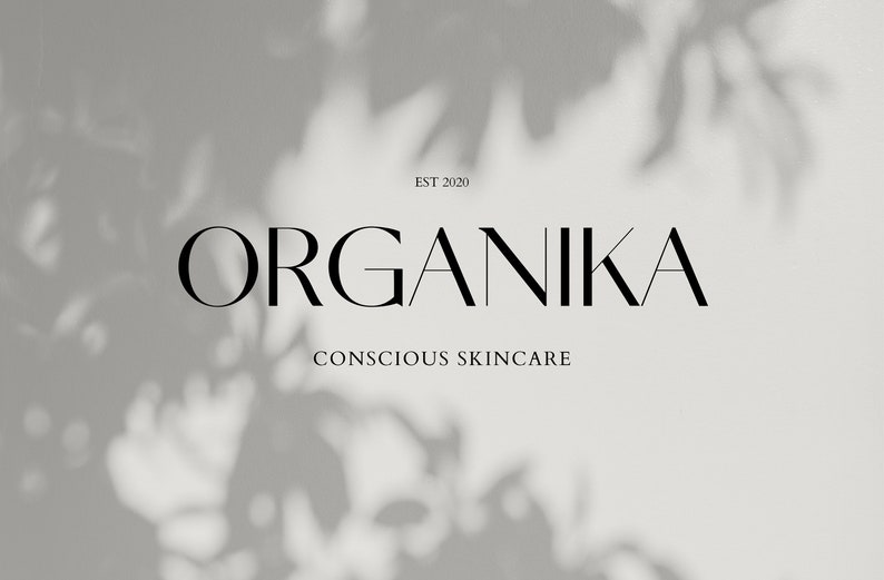 ORGANIKA Modern and Minimal Logo Design, Skincare Logo Design, Fashion ...