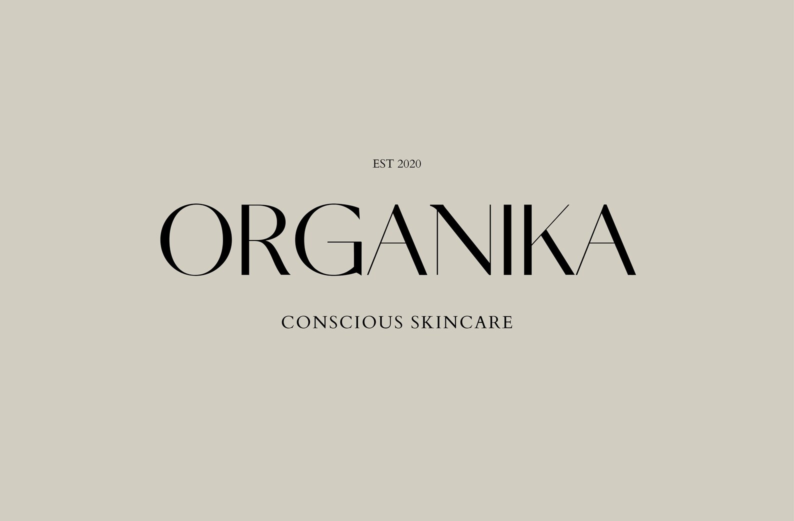 ORGANIKA Modern and Minimal Logo Design, Skincare Logo Design, Fashion ...