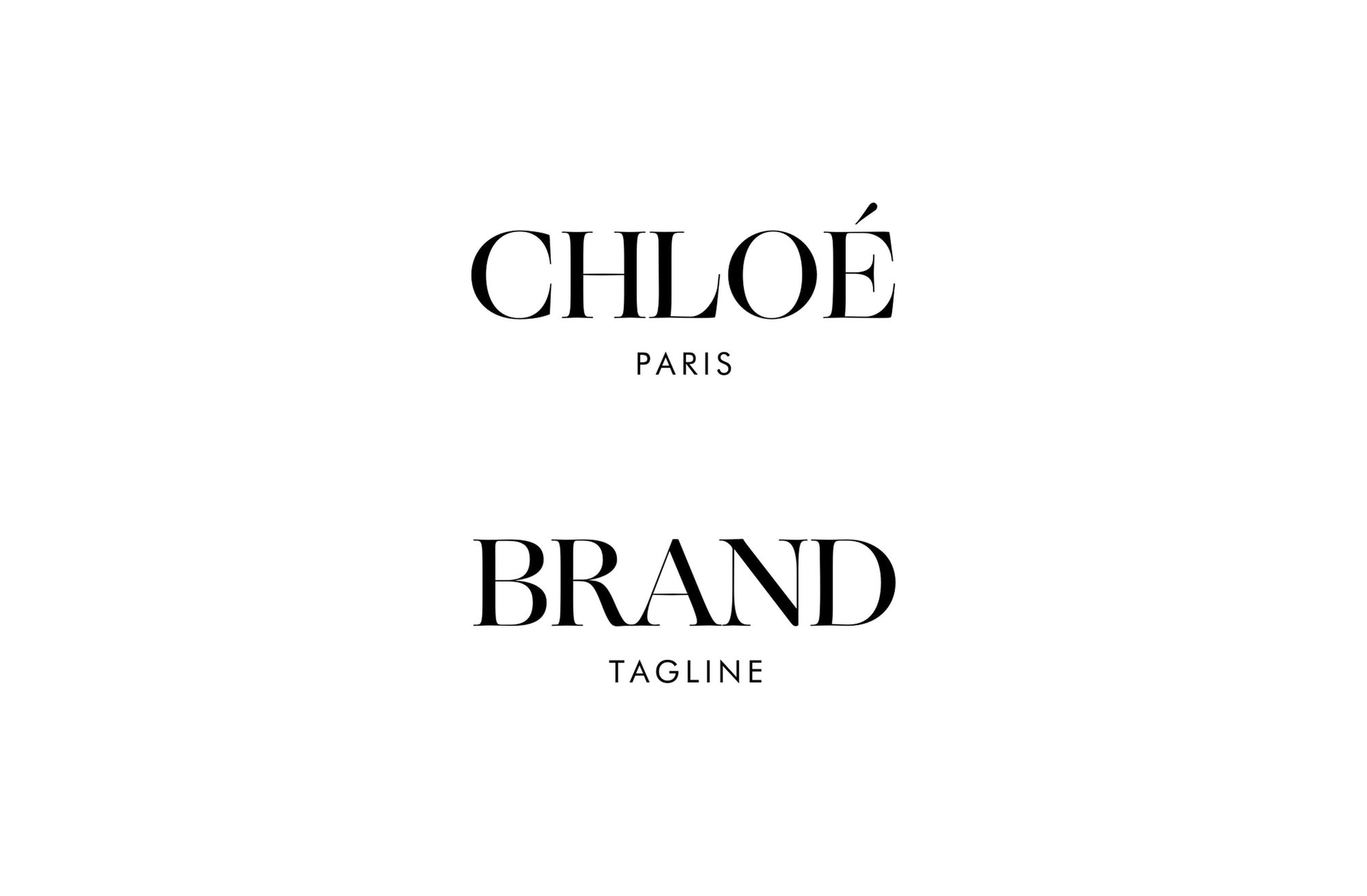 CHLOE Fashion Logo Design, Modern Logo Design, Minimal Logo Design ...