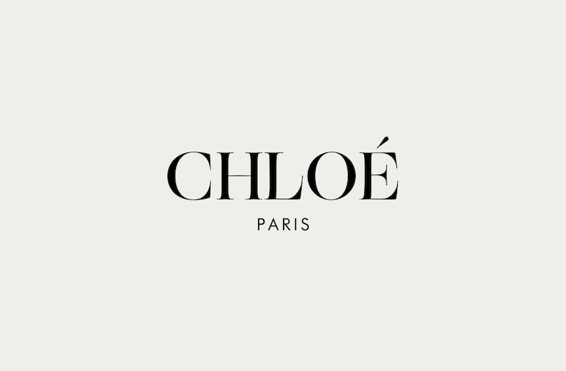 CHLOE Fashion Logo Design, Modern Logo Design, Minimal Logo Design ...