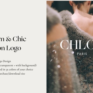 CHLOE Fashion Logo Design, Modern Logo Design, Minimal Logo Design ...