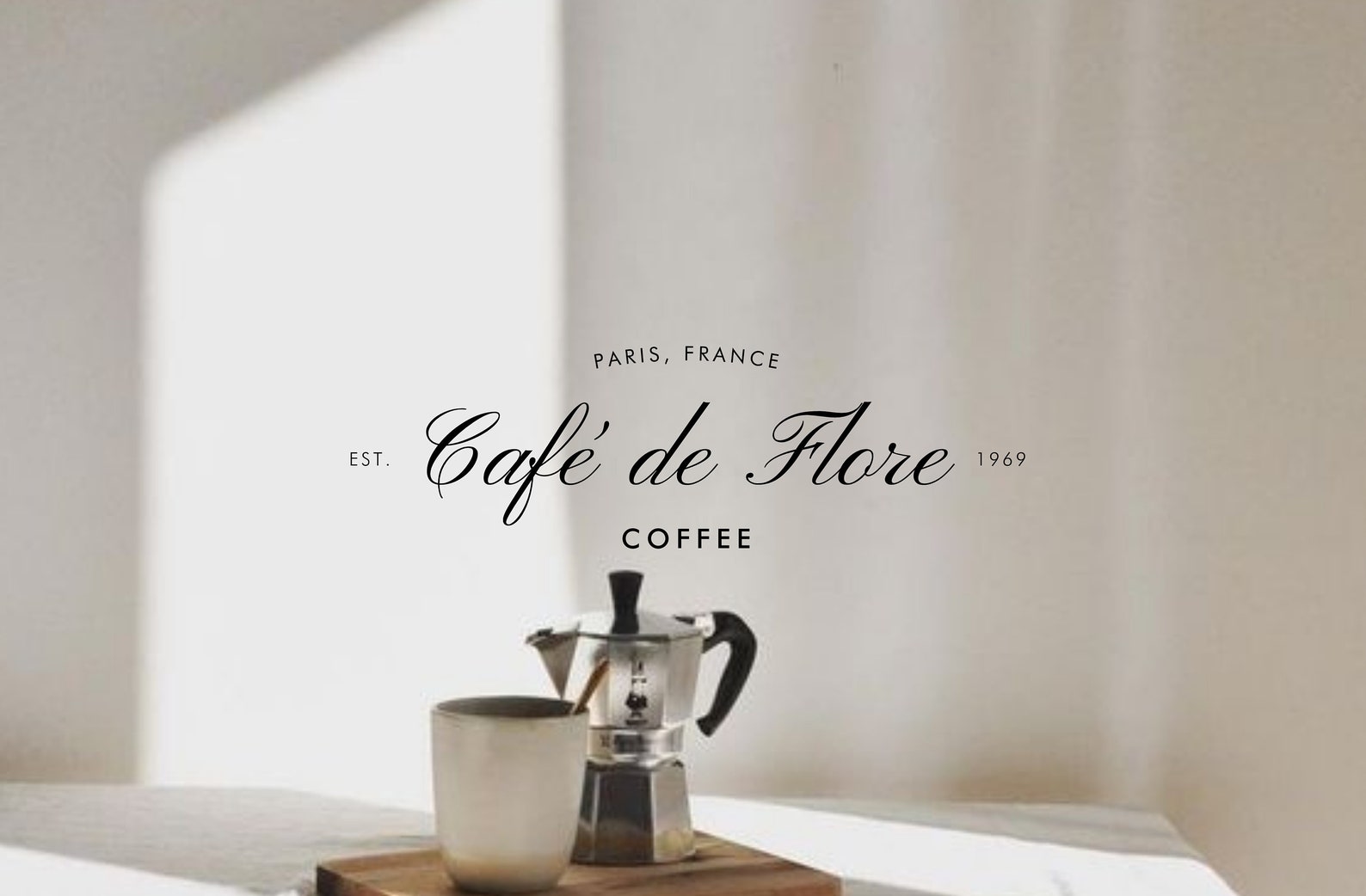 Vintage Paris Coffee Shop Logo Design, Coffee Logo Design, Fashion Logo ...