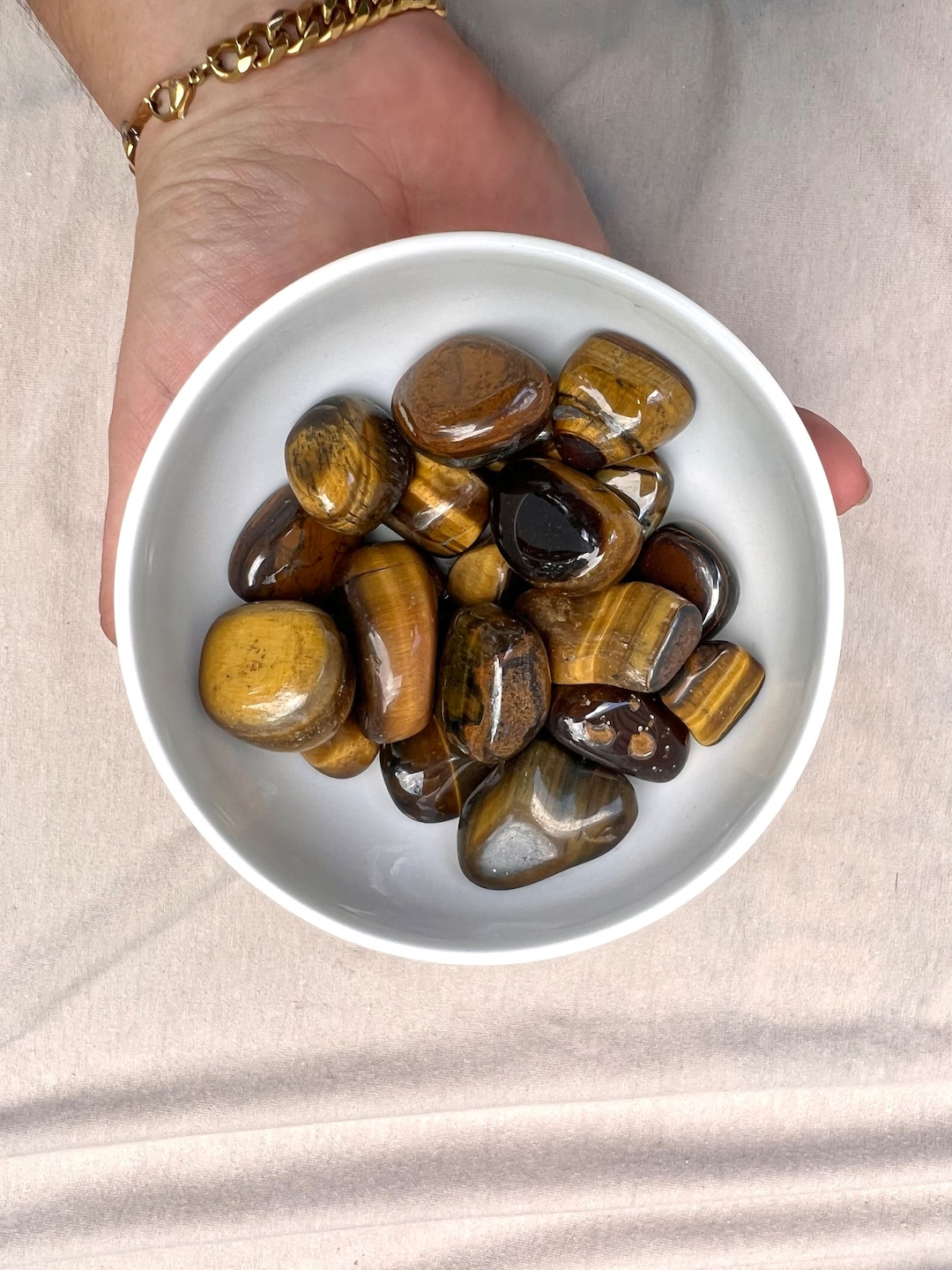 Good Luck Tigers Eye Tumble | Metaphysical Crystals // Luck // Mental ...