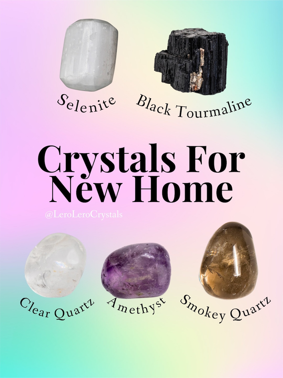 New Home Crystal Pack Crystals for New House House Warming Gift New ...