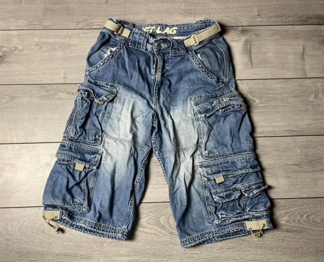 Jet Lag Shorts Cargo Military Hype Baggy Size S/M - Etsy