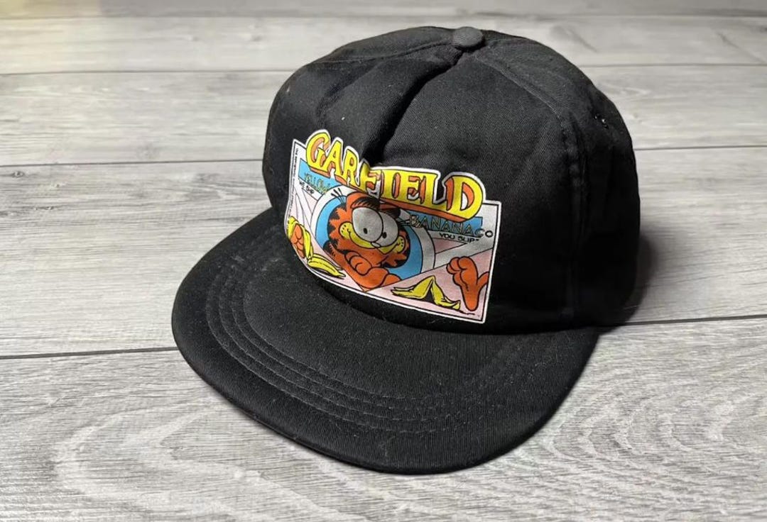 Vintage Garfield Cap Cartoon Network Paws 1978 - Etsy