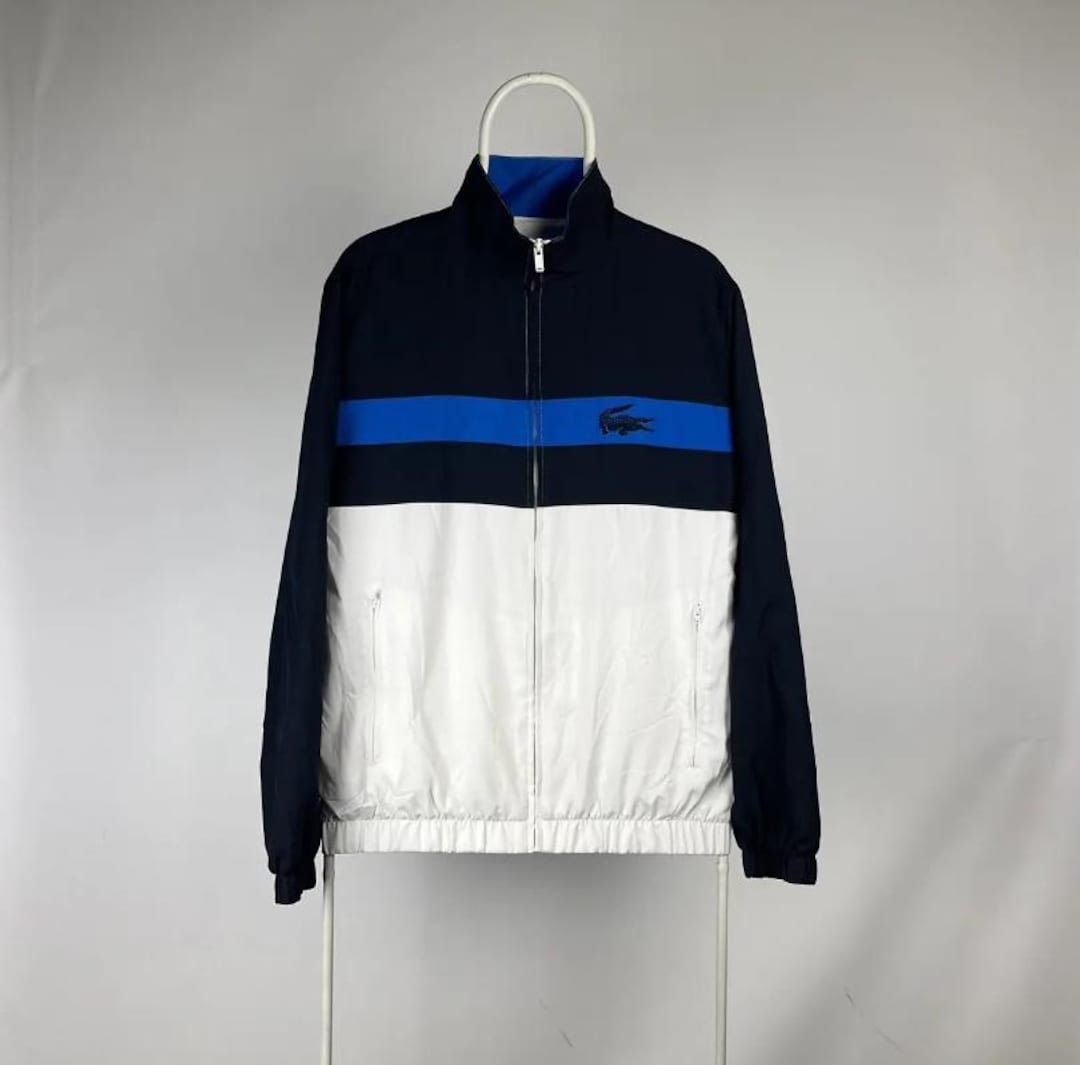 Lacoste Windbreaker Track Jacket Size Large - Etsy