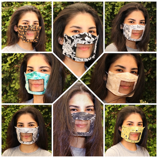 Clear Face Mask Kids - Etsy