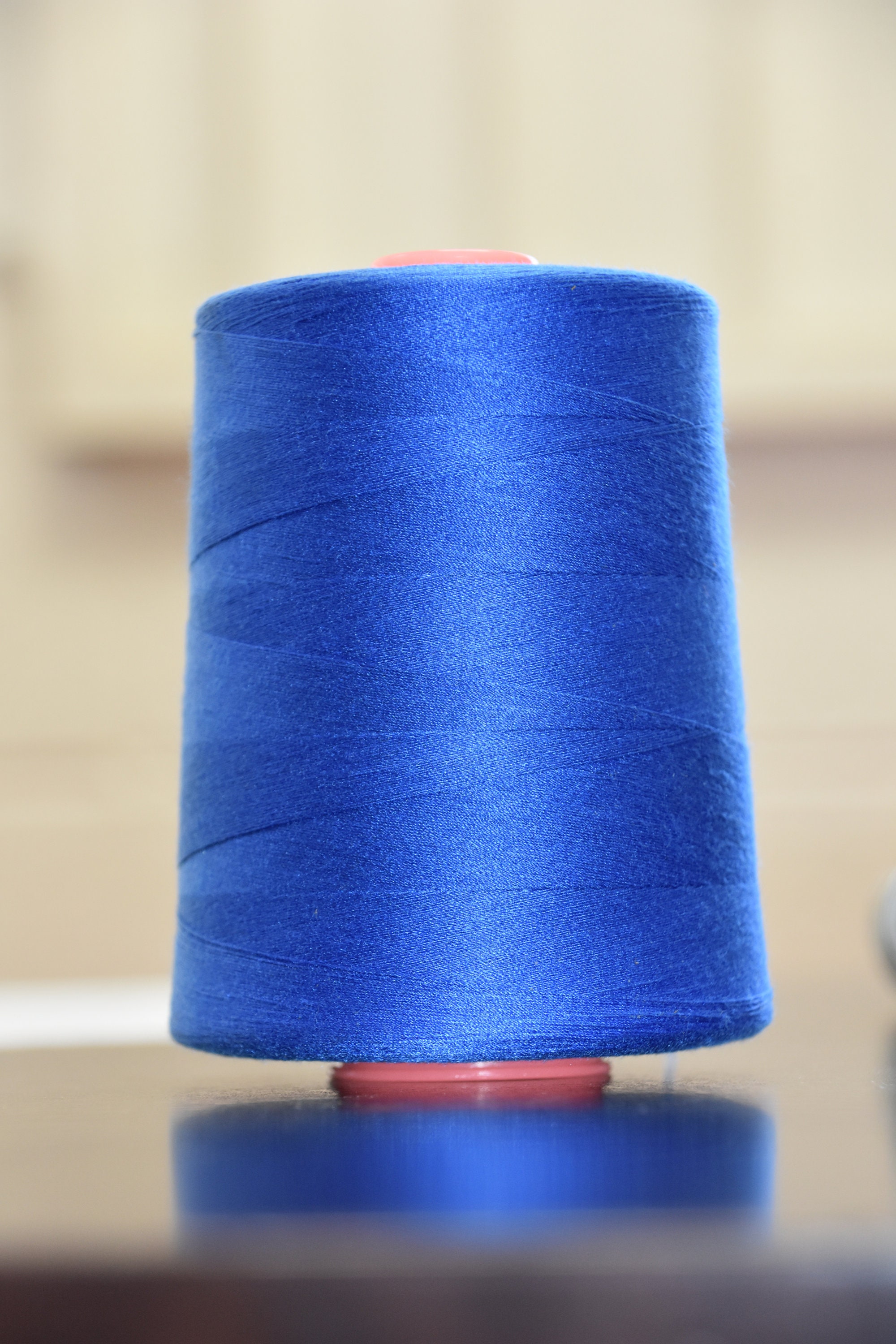 24,000 Yards ROYAL BLUE TEX 60 Sewing Machine Thread 4 Spools Cones Lot ...