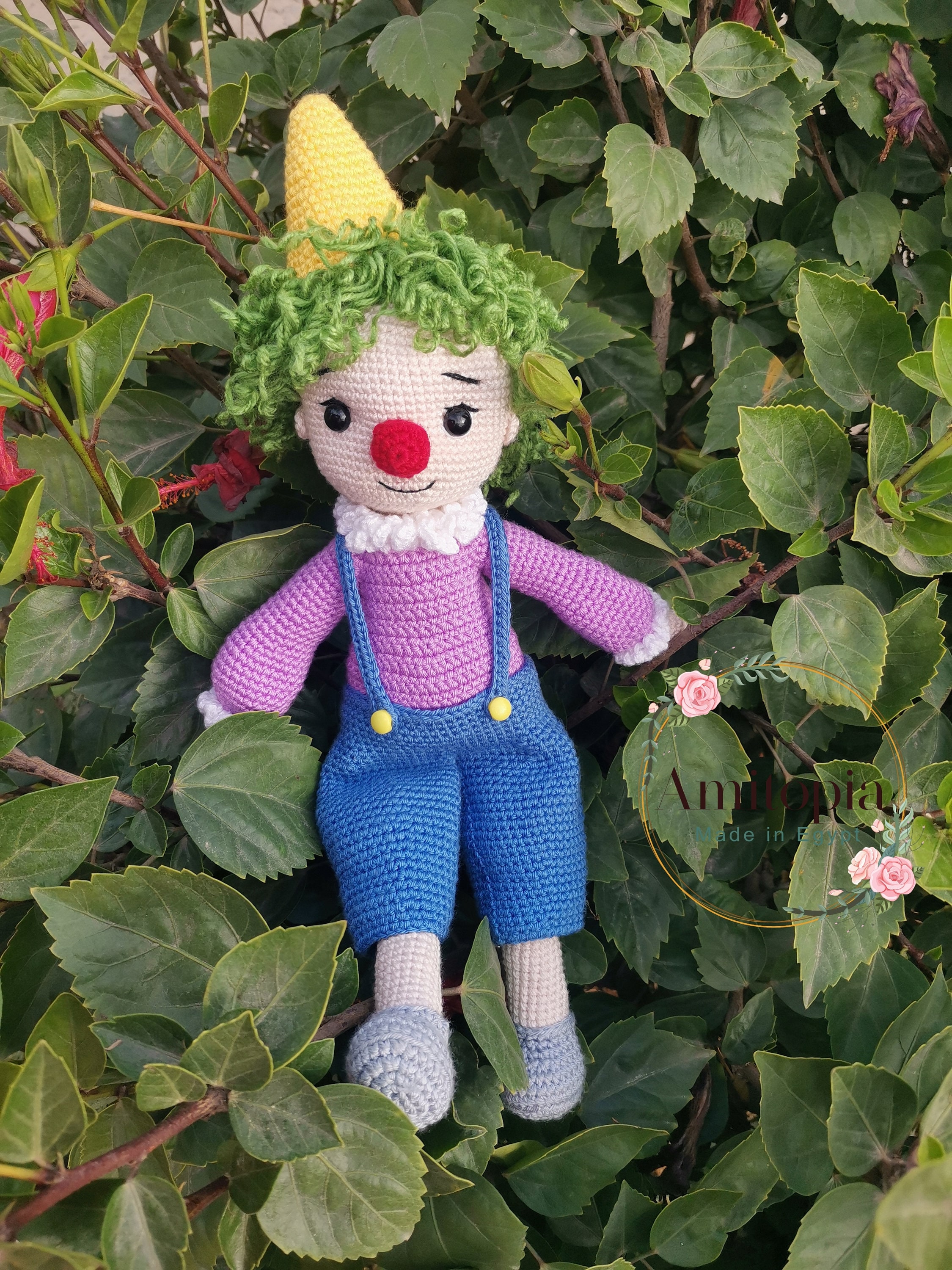 Molly Clown Amigurumi Crochet Doll Pattern/ Pdf English Pattern ...