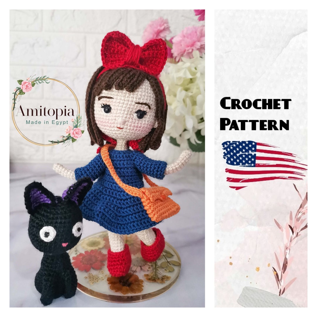 Kiki Crochet Amigurumi Doll Pattern/ Princess Amigurumi Crochet Doll ...