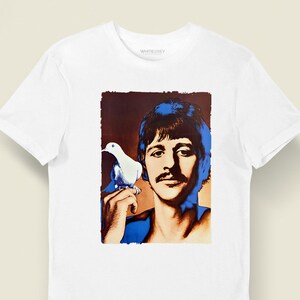 Ringo Starr T Shirt the Beatles Art Vintage Postertee Unisex - Etsy