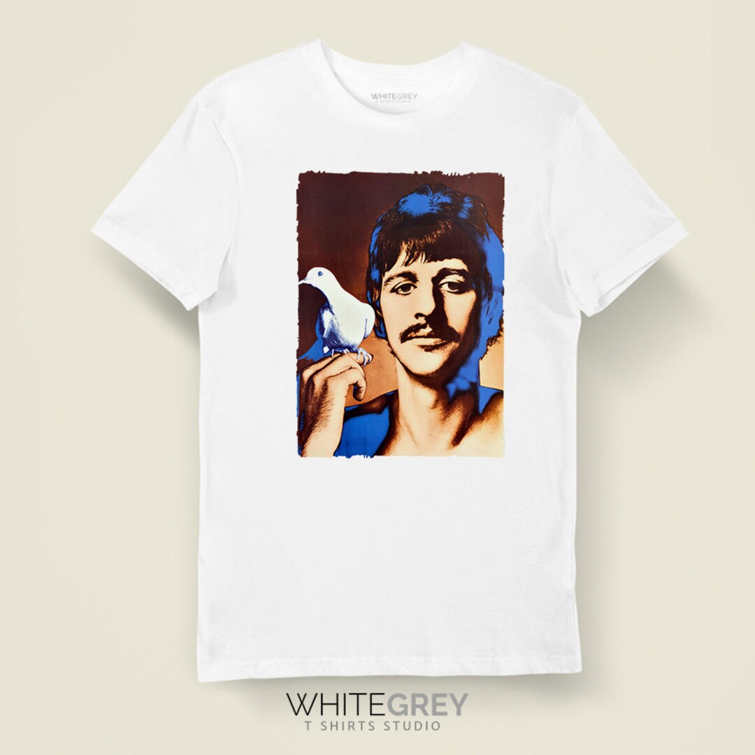 Ringo Starr T Shirt the Beatles Art Vintage Postertee Unisex Women's ...