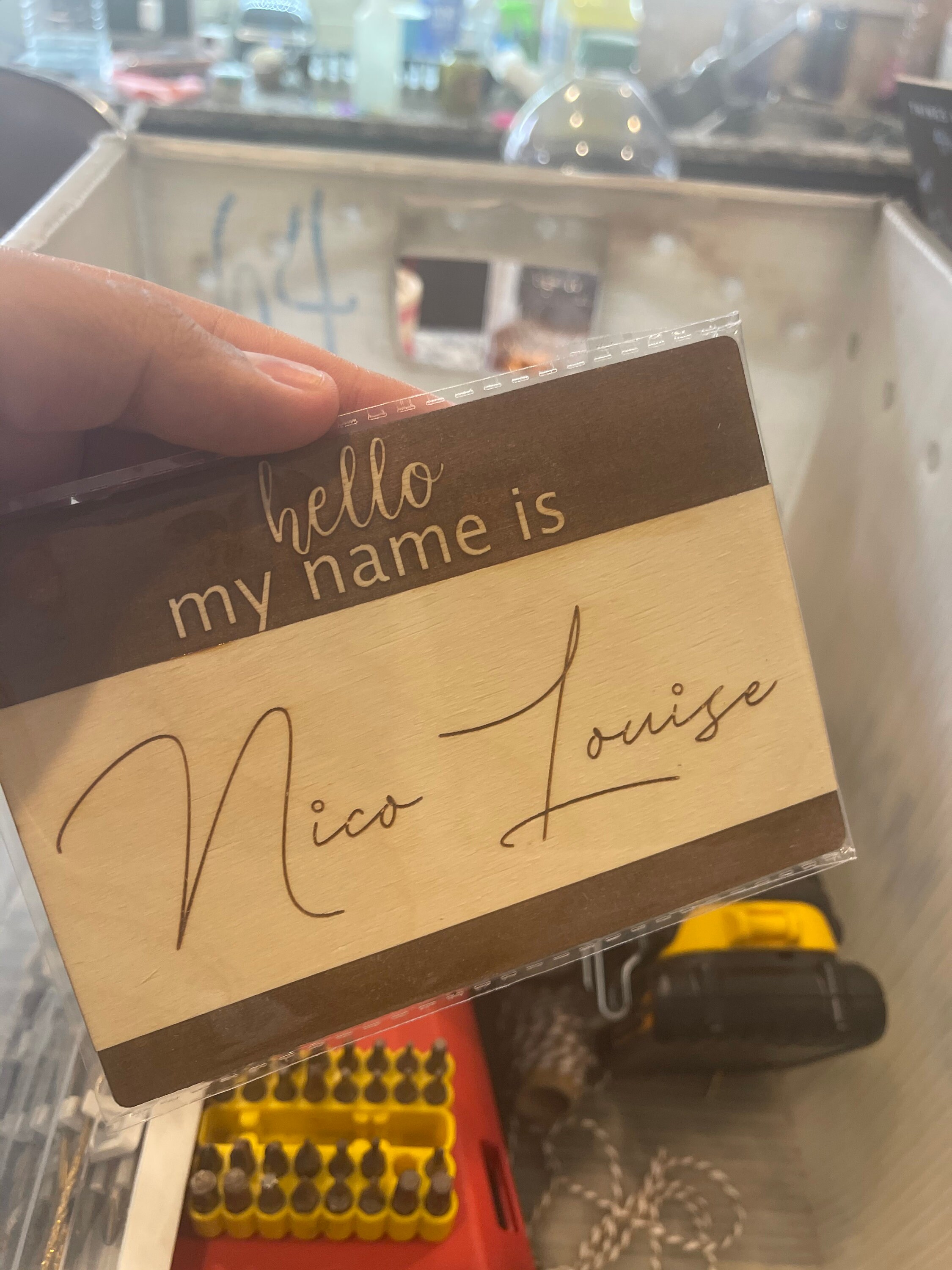 Drawing & Illustration Digital Glowforge SVG hello my name is SVG FILE ...
