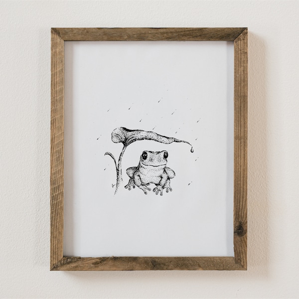 Pointillism Drawing - Etsy