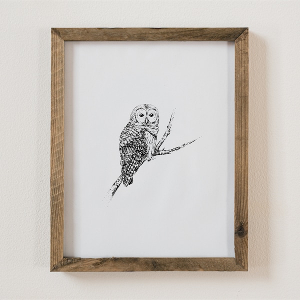 Rustic Owl - Etsy