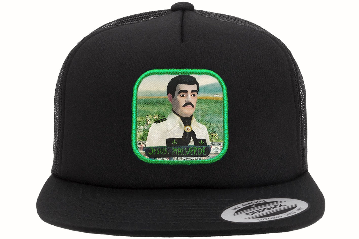 Jesus Malverde El Santo Patron Hat Adjustable Faith Hat Embroidered ...