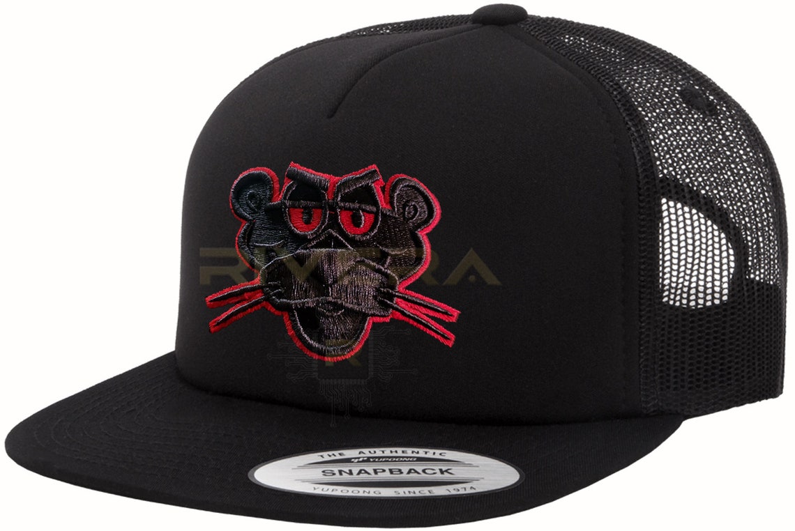 Belica Pantera Rosa Hat Pink Panther Belicona Black Red Hat, Gorra ...