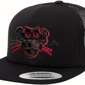 Belica Pantera Rosa Hat Pink Panther Belicona Black Red Hat, Gorra ...