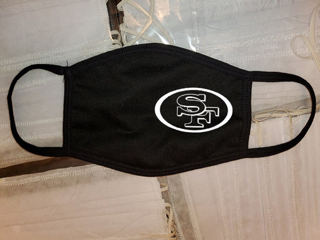 Inspiration San Francisco 49ers Face Mask - Black Fabric Face Mask ...