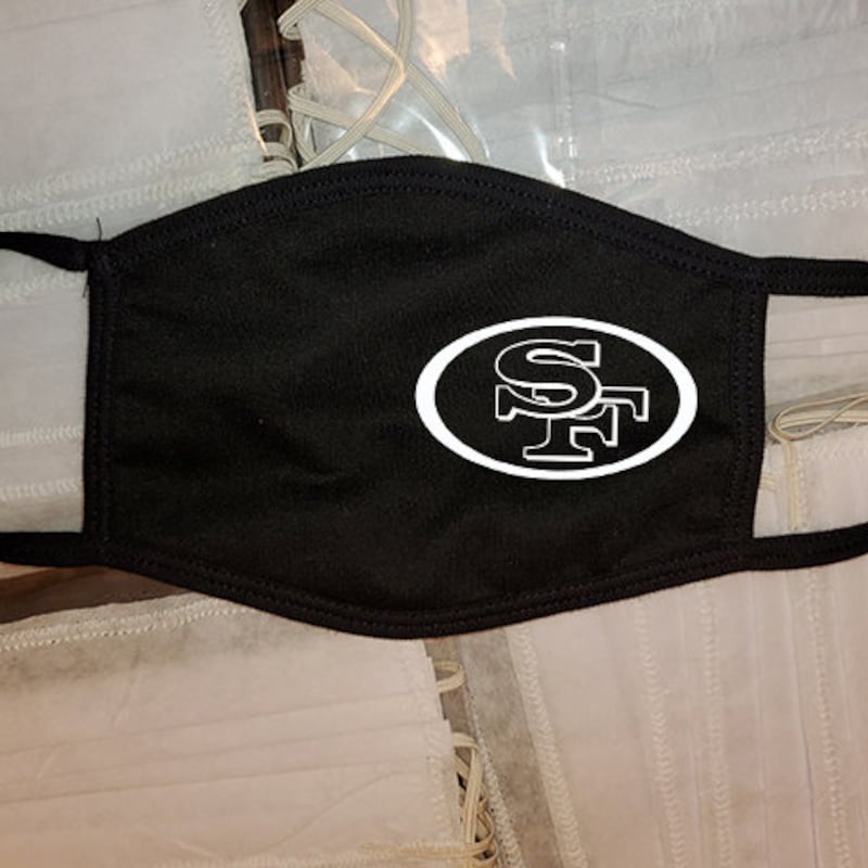 San Francisco 49ers Face Mask - Etsy