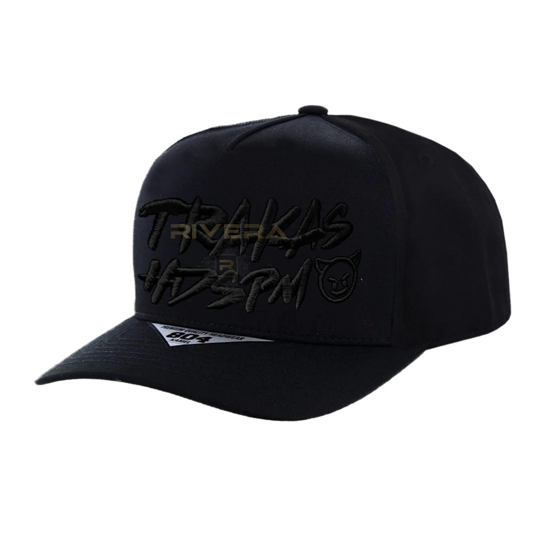 Trucker Trakas HDSPM Snapback Hat Black, Black Style La Chapizza JGL Gorra Los Gusman ...