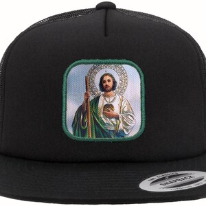San Judas Tadeo Hat Adjustable St Jude Faith Hat Embroidered Patch ...