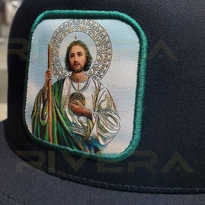 San Judas Tadeo Hat Adjustable St Jude Faith Hat Embroidered Patch ...