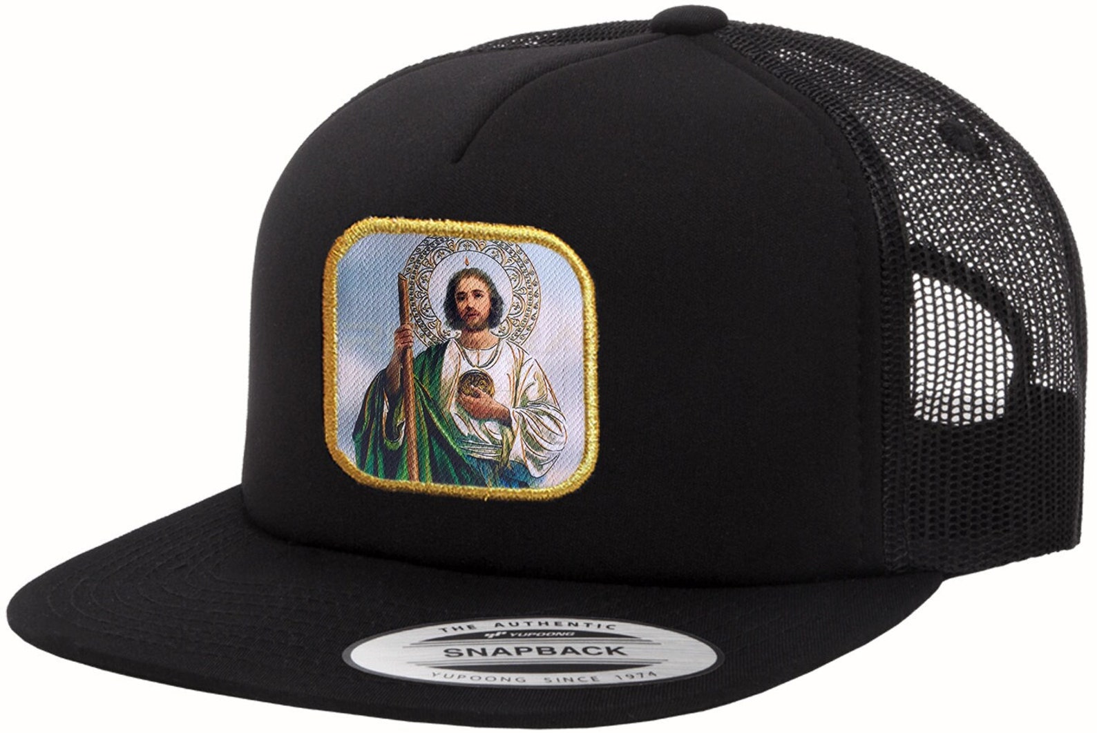 San Judas Tadeo Hat Adjustable St Jude Faith Hat Embroidered Patch ...